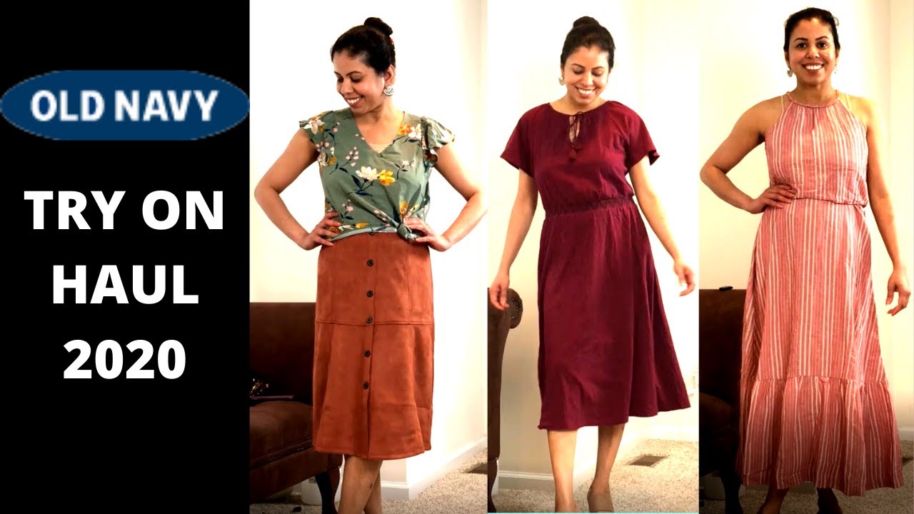 OLD NAVY TRY ON HAUL 2020! Upto 50% SALE going on now! - YouTube
