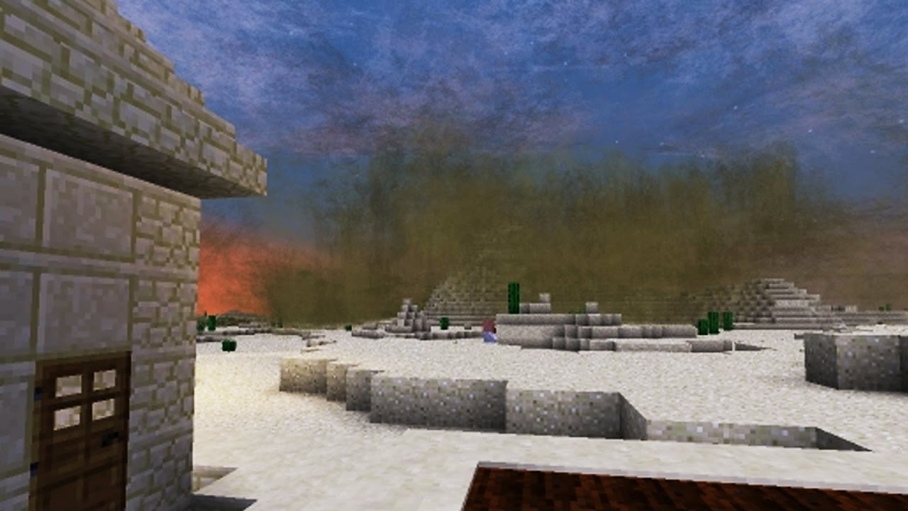 First Minecraft Sandstorm Encounter! - YouTube
