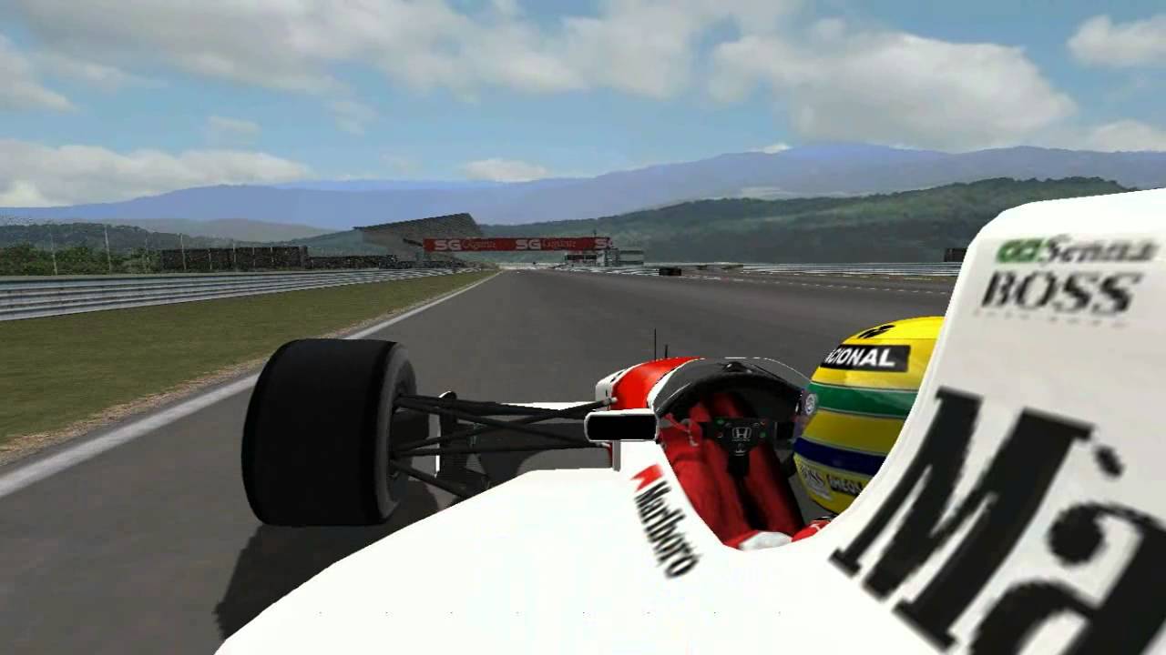 [F1C] Marlboro McLaren-Honda MP4/7 @Estoril with Ayrton Senna (mod F1 ...