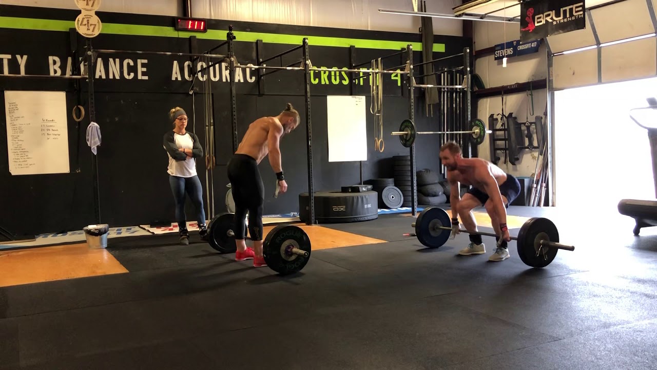 Jared Stevens wod 9 French qualifier - YouTube