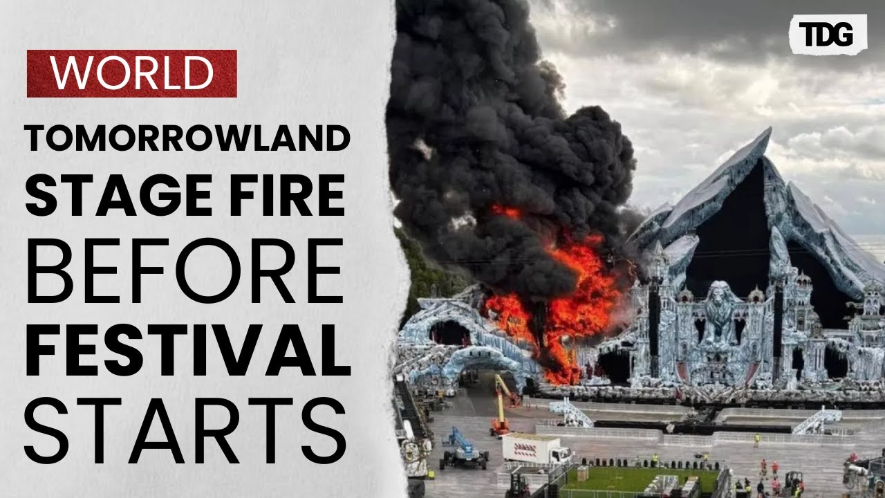 Tomorrowland fire:Massive Fire Breaks Out At Tomorrowland Belgium Main ...