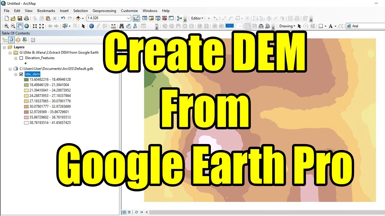 How To Create DEM From Google Earth YouTube How To Create DEM From Google Earth YouTube