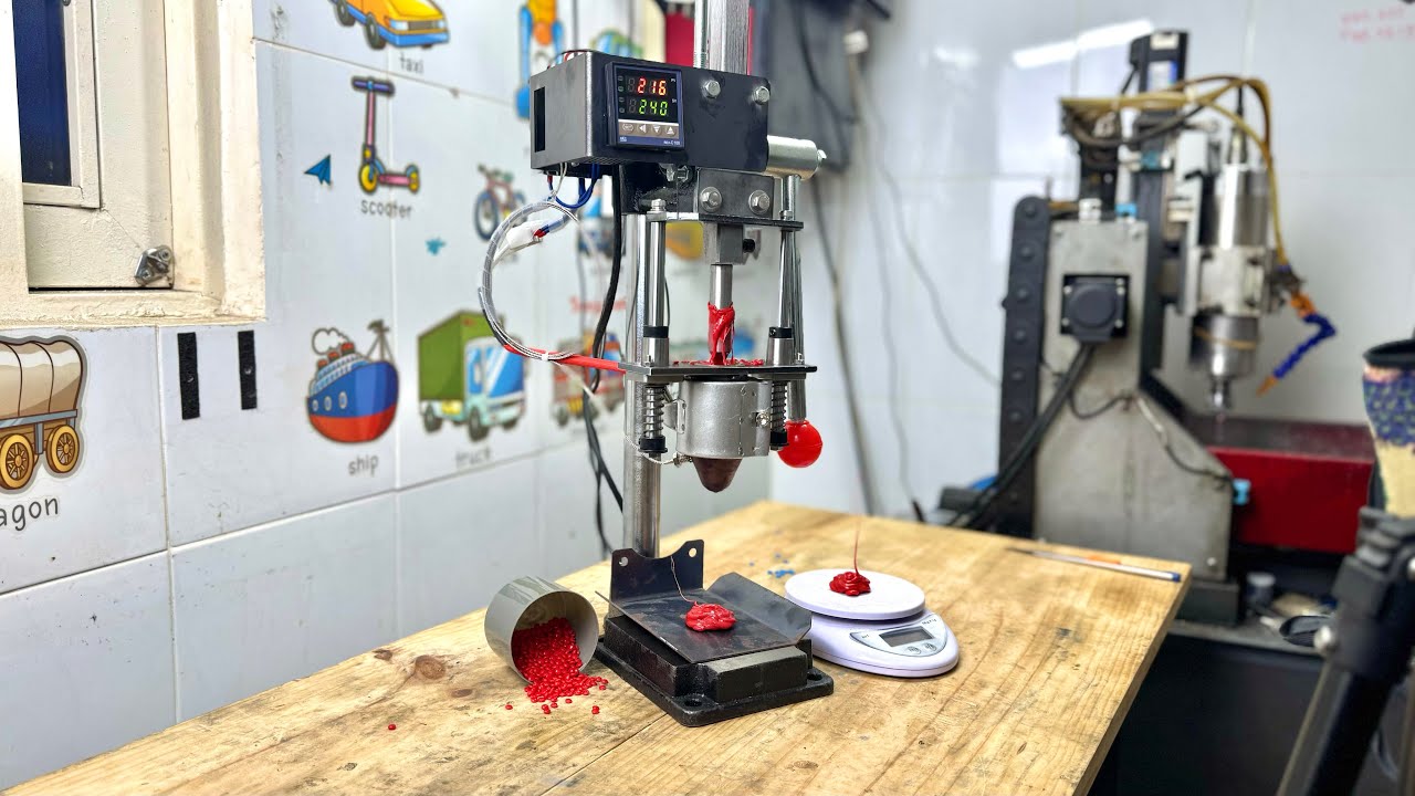 DIY Manual plastic Injection molding machine idea P2 - YouTube