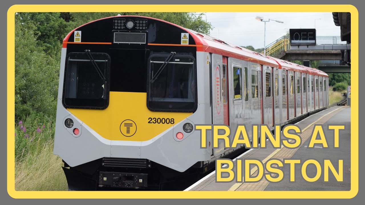 TRAINS at BIDSTON (Merseyrail/Wirral Line) - 12/07/2024 - YouTube