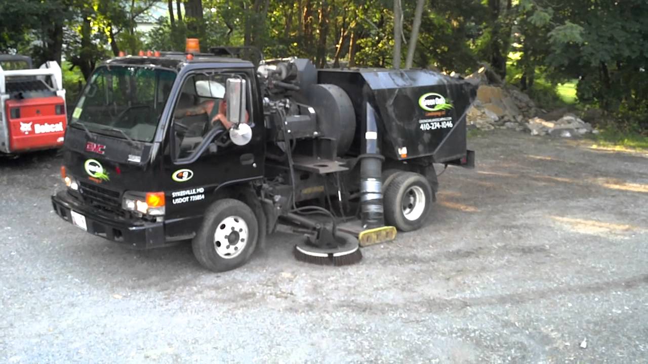 2004 GMC sweeper truck for sale - YouTube