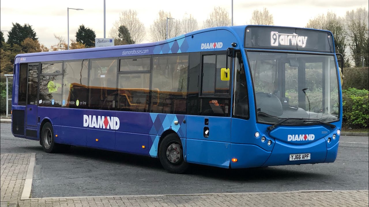 *THRASH* Diamond East Midlands Bus 30994 ️ On The 9 Service To East ...