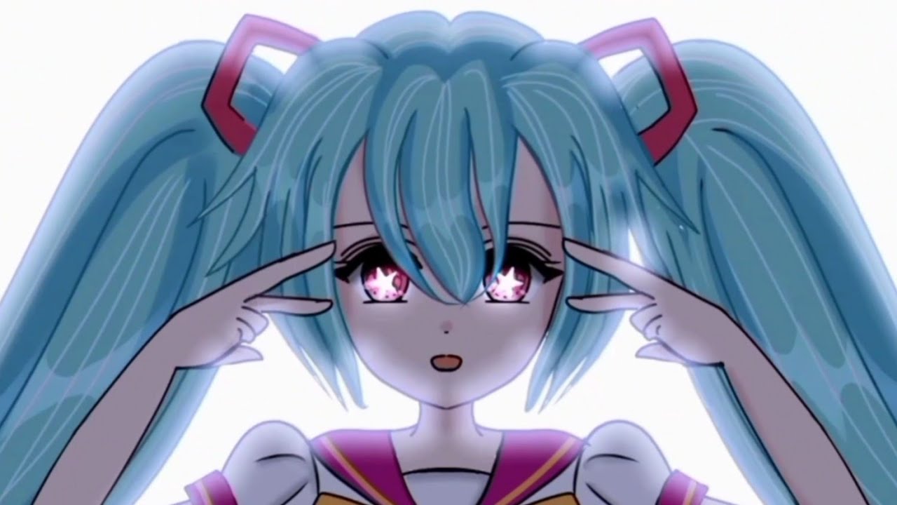 Miku miku beam animation | meme trend - YouTube