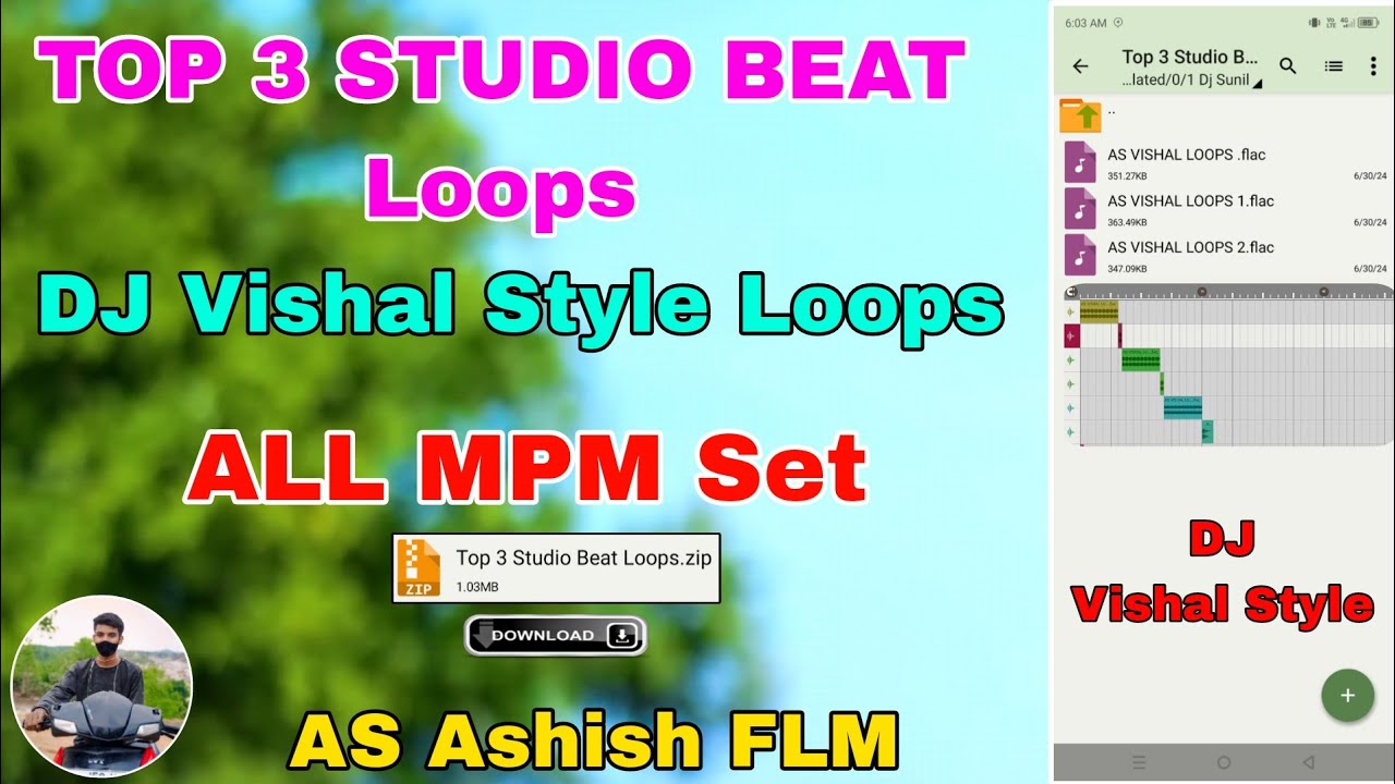 Top 3 Nagpuri Studio Beat Loops Pack 2024🔰Dj Vishal Style🔰All BPM Set ...