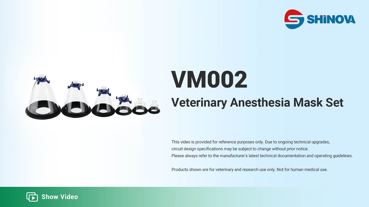 Shinova Veterinary - Veterinary Anesthesia Mask (6pcs/set)(VM002) - YouTube