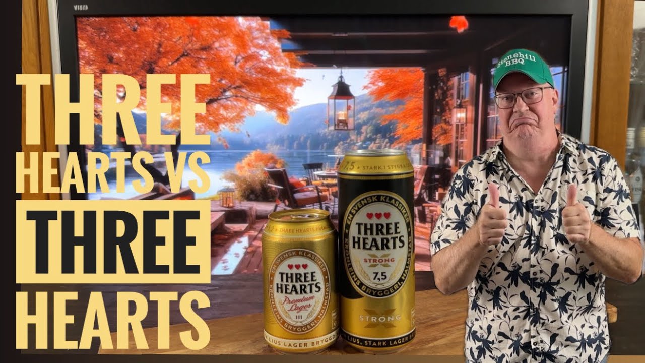 Ölprovning; Three Hearts Premium Lager vs Three Hearts Extra Strong 7,5 ...