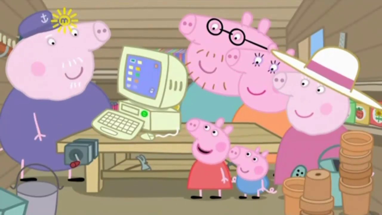 Peppa Pig - Grandpa Pig's Computer. - YouTube