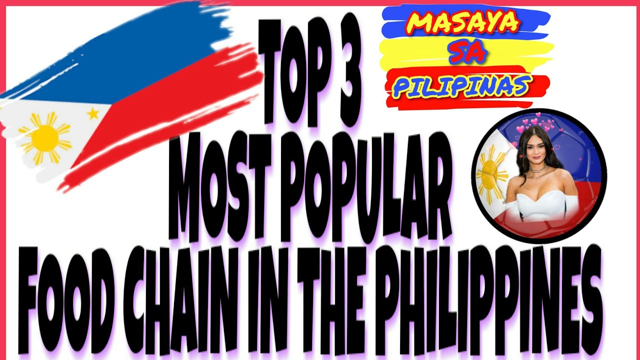 MOST POPULAR FOOD CHAIN IN THE PHILIPPINES 2019 - YouTube