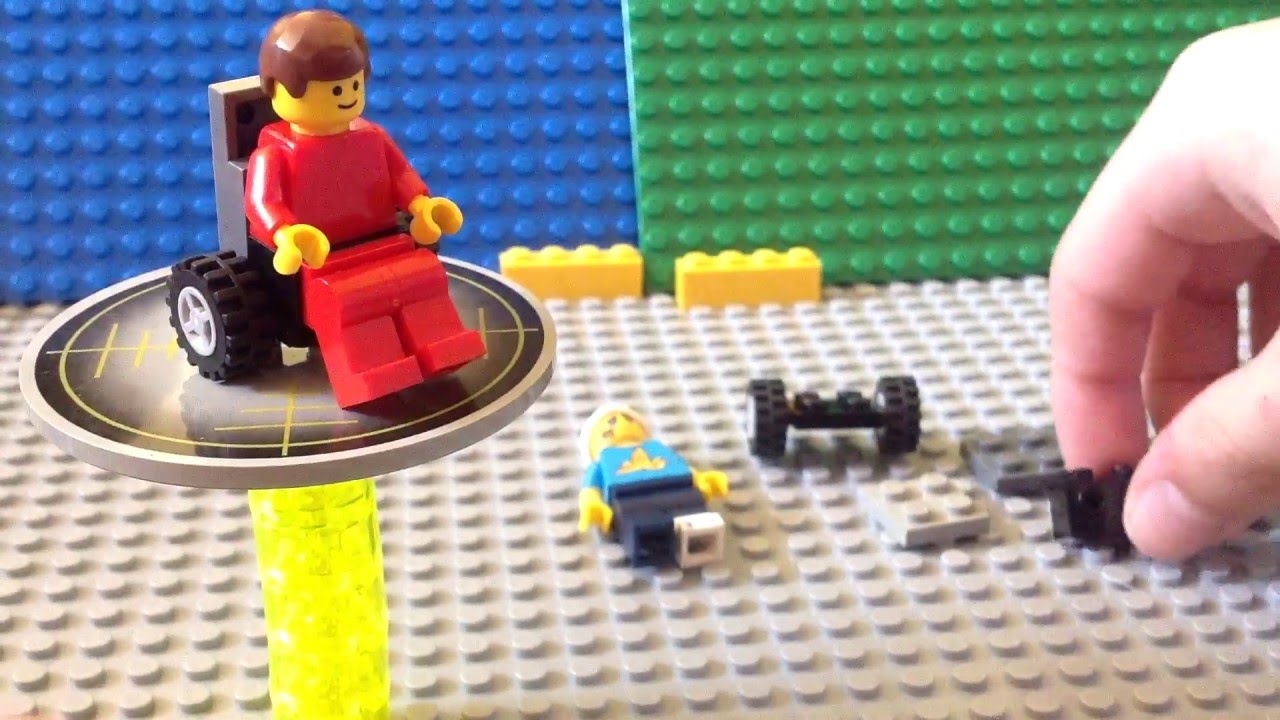 How to build a realistic Lego wheelchair! - YouTube