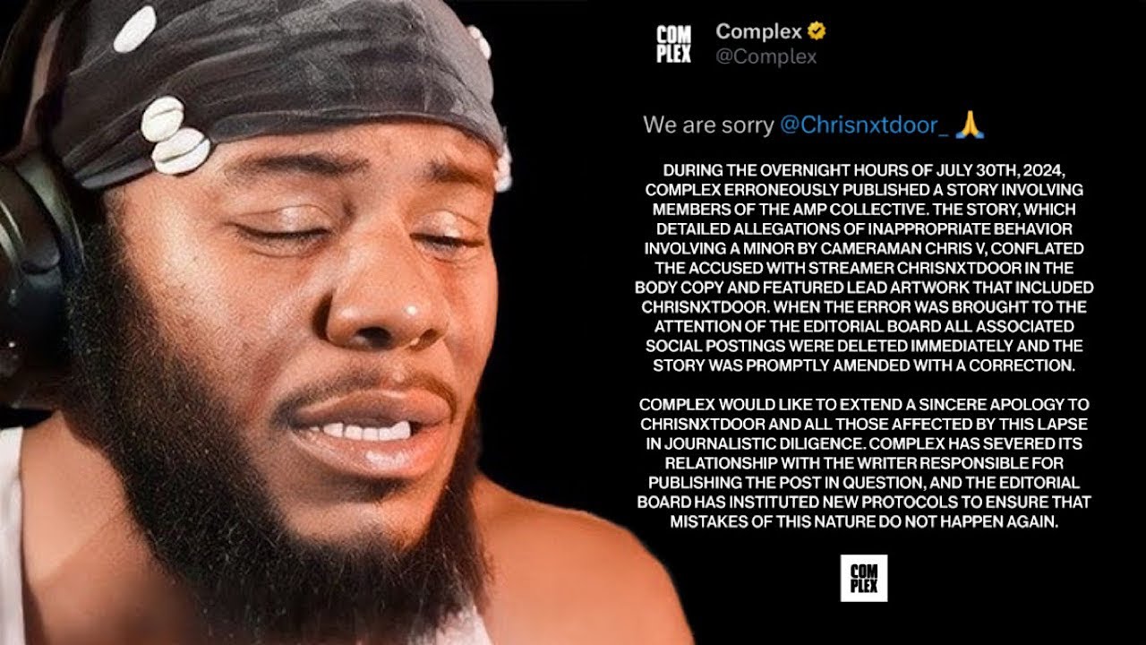 AMP Chris Responds to Complex’s Apology… - YouTube