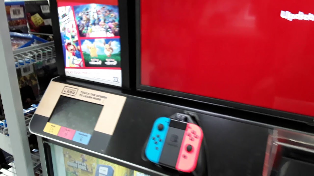 Nintendo Switch Kiosk Menu Startup - YouTube