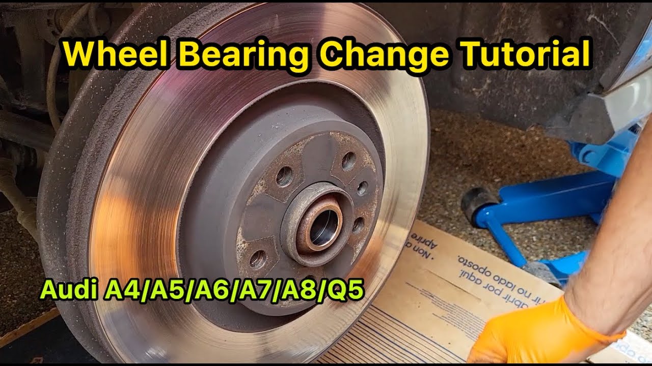 How to Replace the Front Wheel Bearing on an Audi A7 **A4/A5/A6/A7/A8 ...
