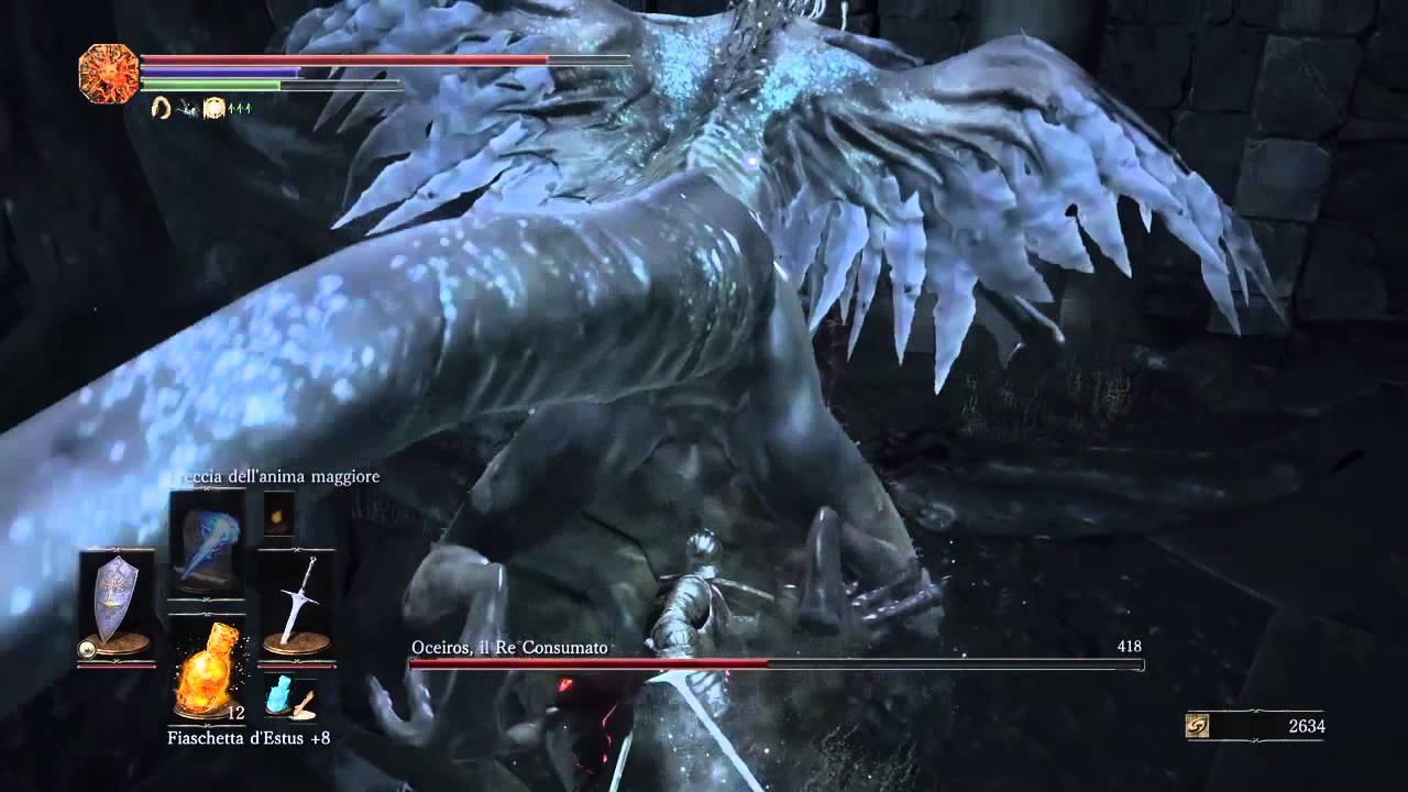 Dark Souls 3 - Oceiros il Re Consumato - YouTube
