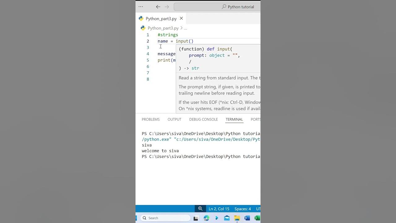 Python Strings Part 17 Python Pythontelugu Strings Programming Stringsinpython Youtube 