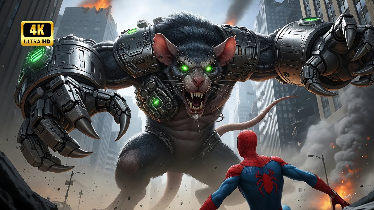 SPIDER MAN vs VERMIN X The Ultimate Showdown 4K Cinematic Animation ...