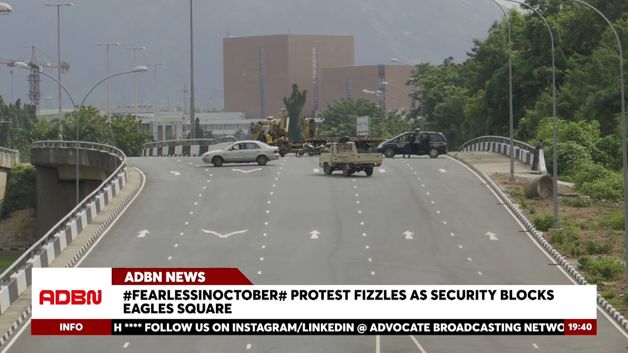#FEARLESS IN OCTOBER PROTEST: FIZZLES AS SECURITY BLOCKS EAGLE SQUARE ...