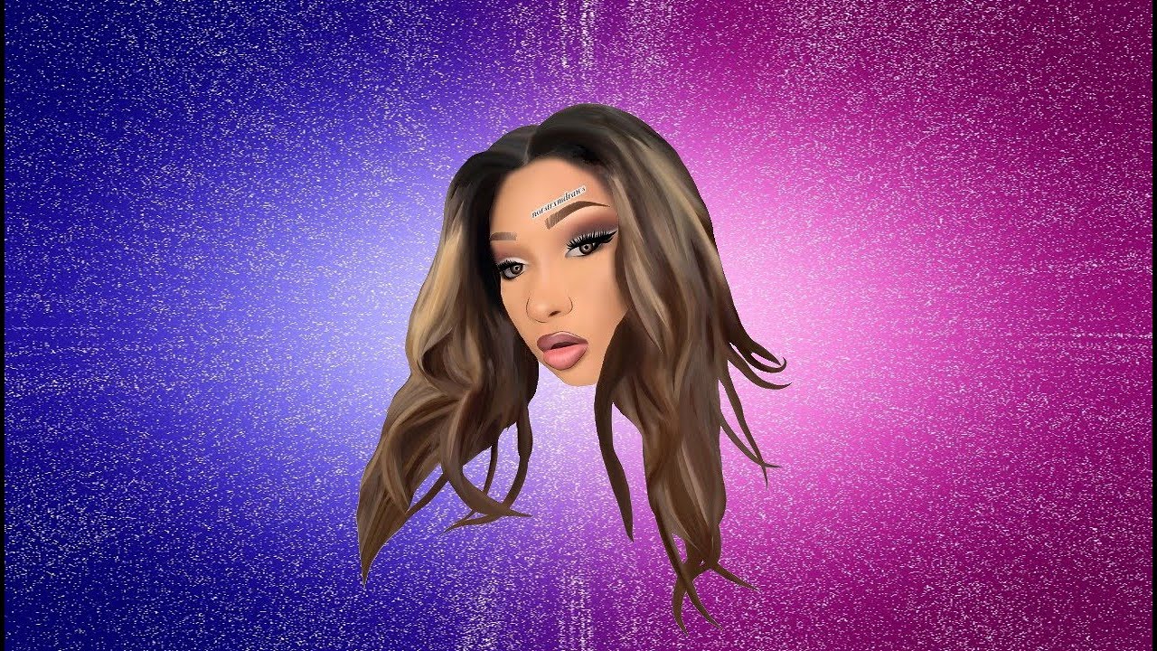 HOW TO DRAW A CARTOON - TUTORIAL | MEGAN THEE STALLION | ibisPaint X ...