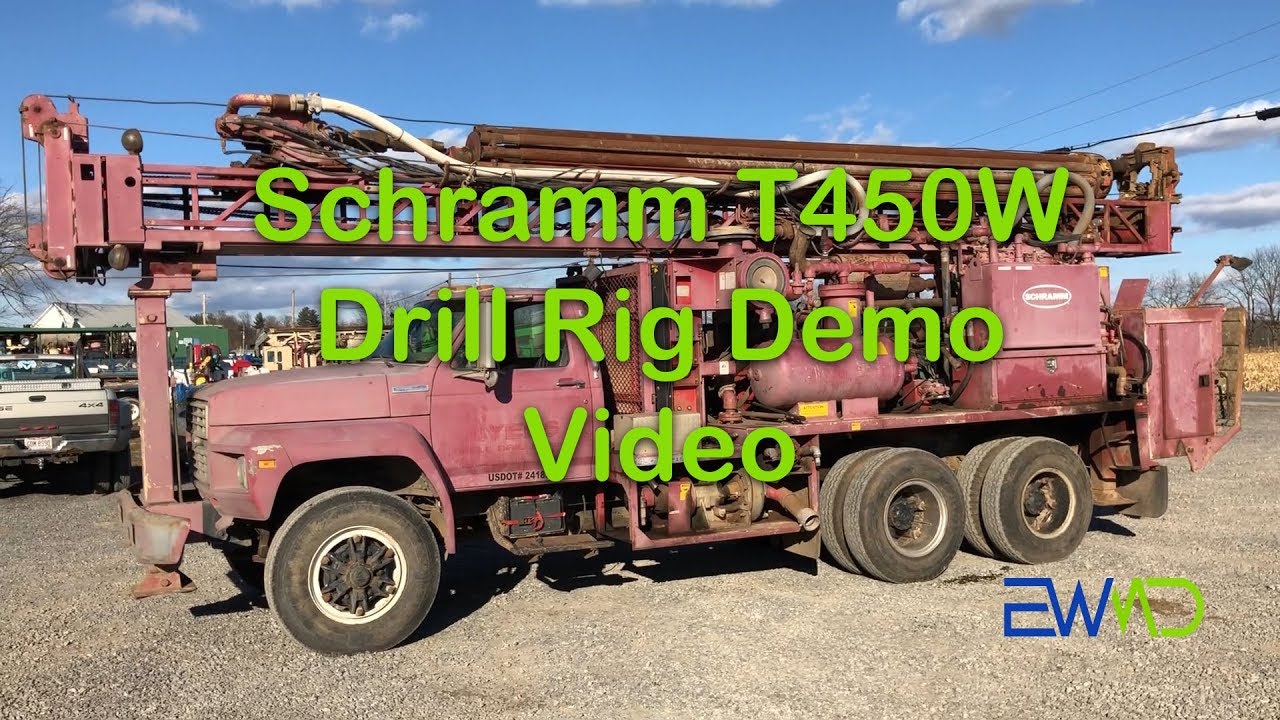 Schramm T450W Drill Rig Demo Video - YouTube