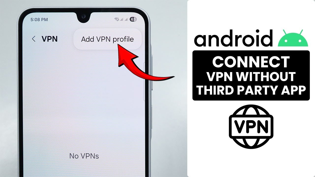 How to Connect Vpn on Any Android (Without Third Party App) - YouTube