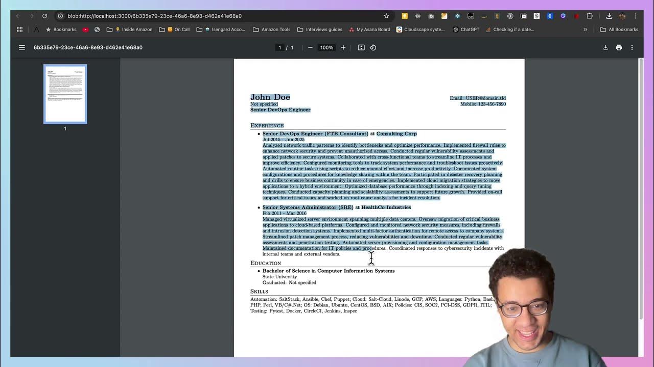 بناء SAAS باستعمال NextJS - Tadween AI resume builder - YouTube