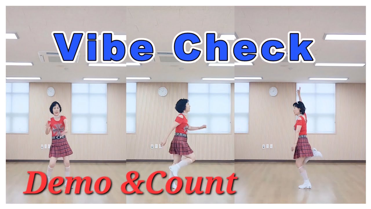 Vibe Check Line Dance/&Count/Intermediate/Debbie Rushton#황보라인댄스 - YouTube