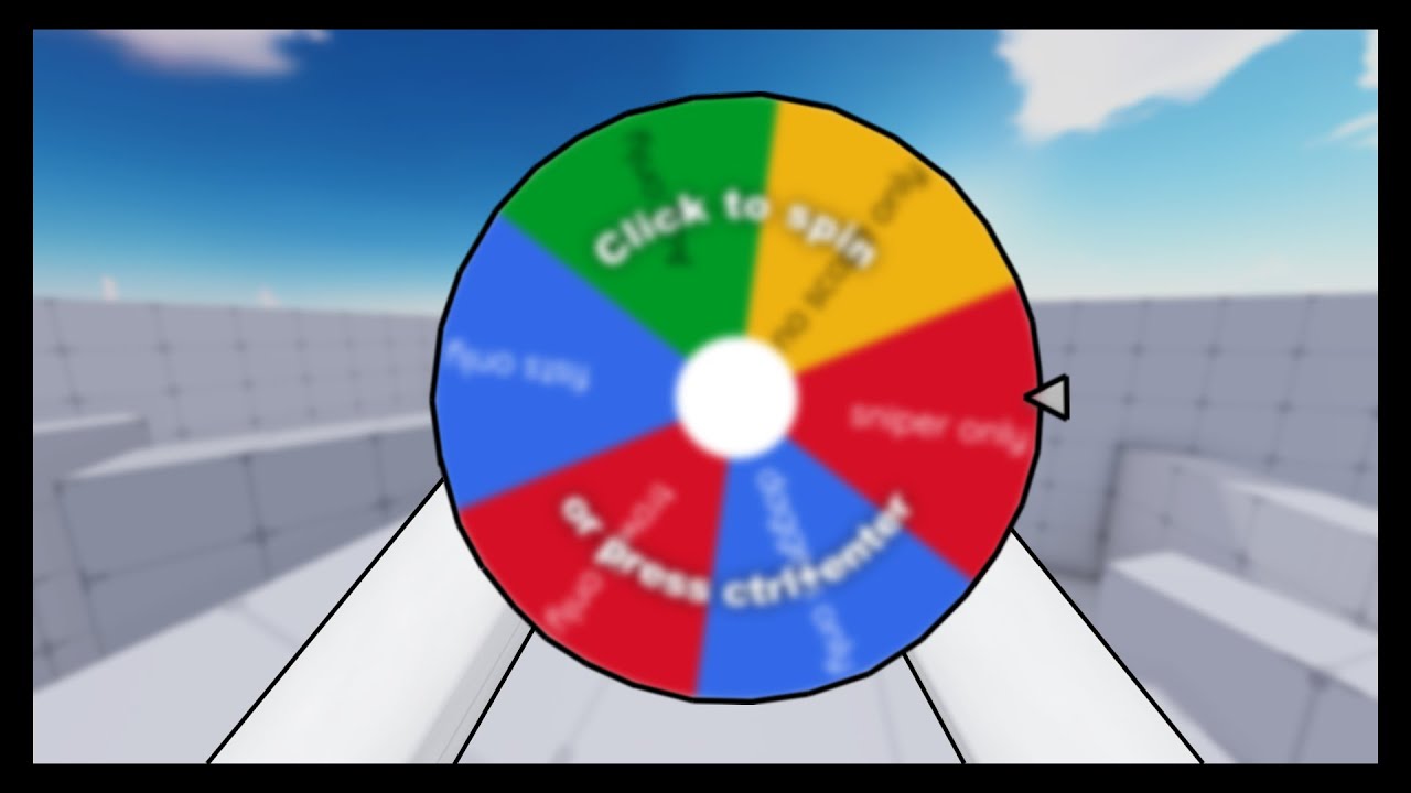 Roblox Rivals Spin The Wheel Challenge ! - YouTube