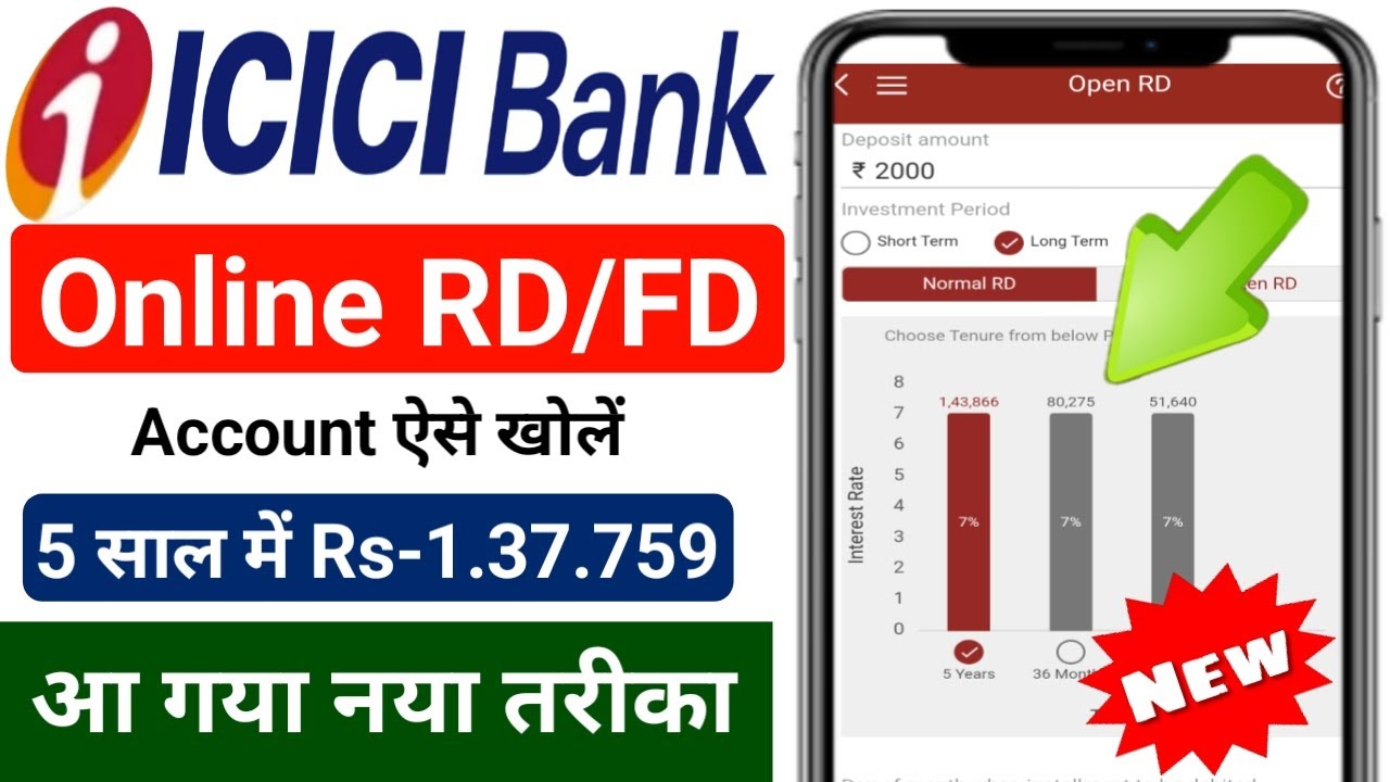 RD Account kaise open Kare online ICICI Bank me | How to open RD ...