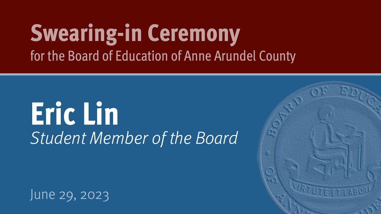 Swearing-in Ceremony, Student Member of the Board, June 29, 2023 - YouTube