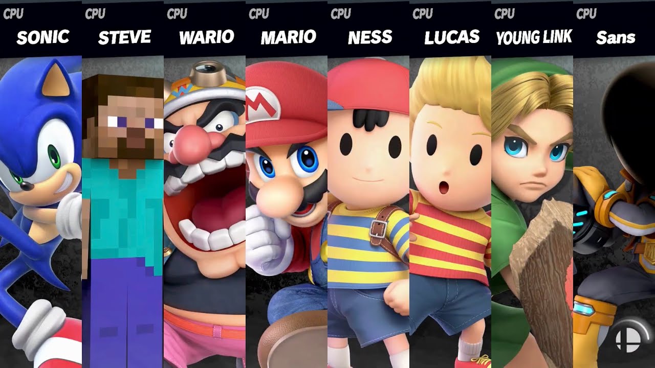 Super Smash Bros. Ultimate - Fake & Real Creepypasta Characters - YouTube