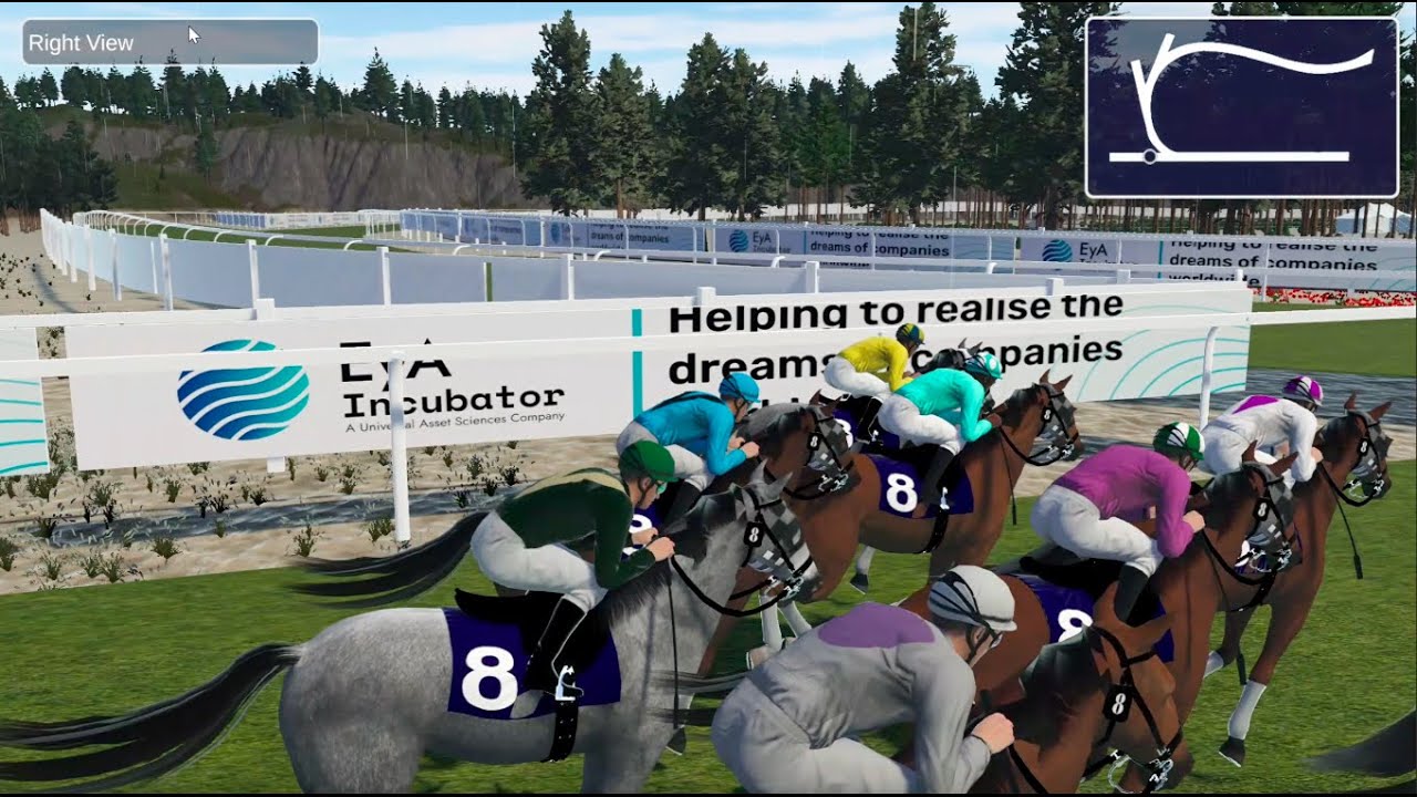 Simply Digital Horse Racing MetaVerse Game - YouTube