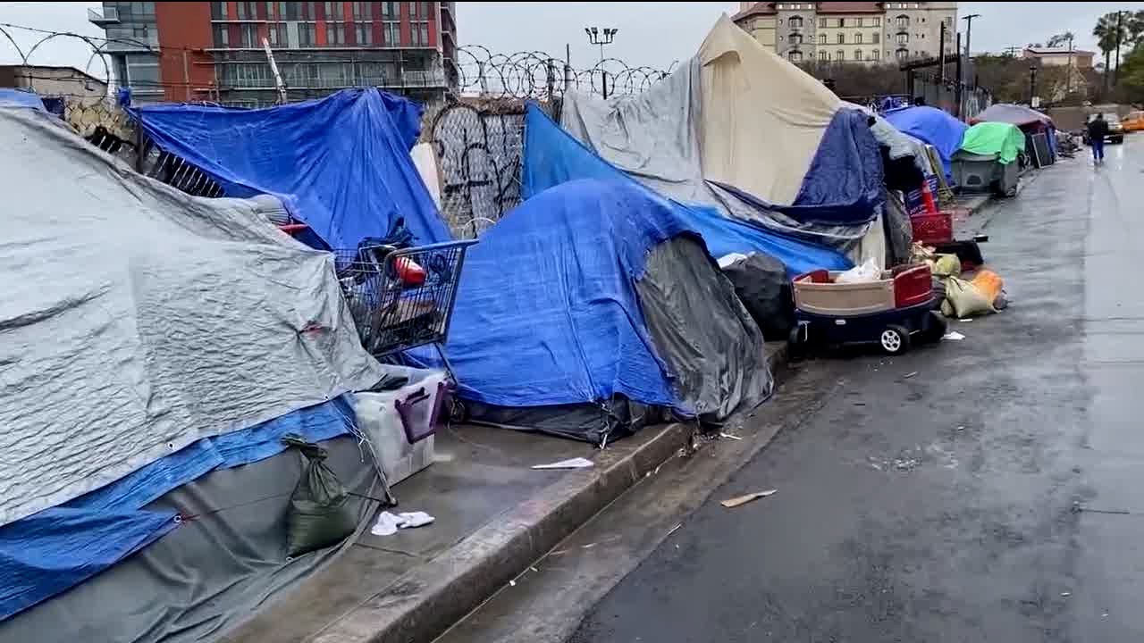 Downtown breaks homeless count record again in month of April - YouTube