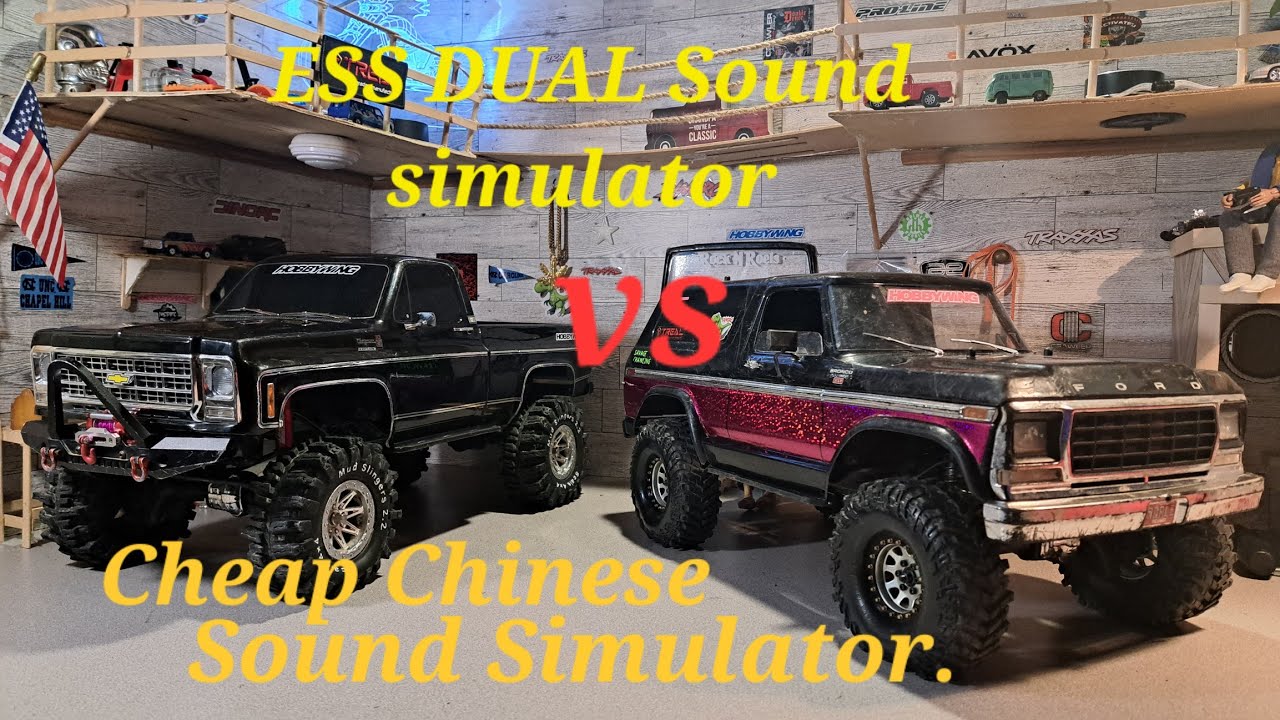 TRX4 high trail & bronco with real car sound ESS dual sound simulator ...