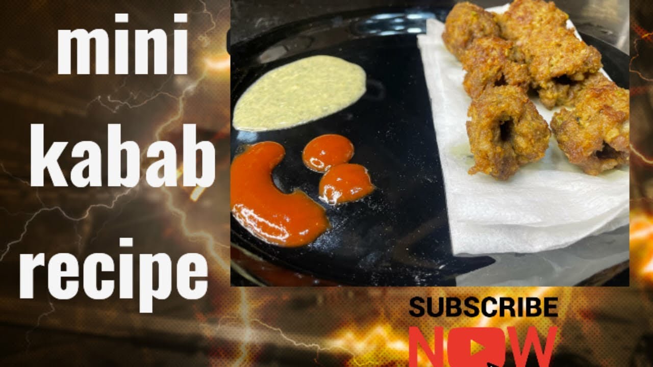 Mini Kabab recipe by now it’s cooking time - YouTube