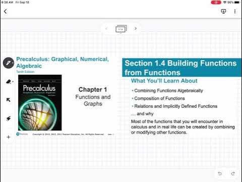 Building Functions from Functions (Section 1.4) - YouTube