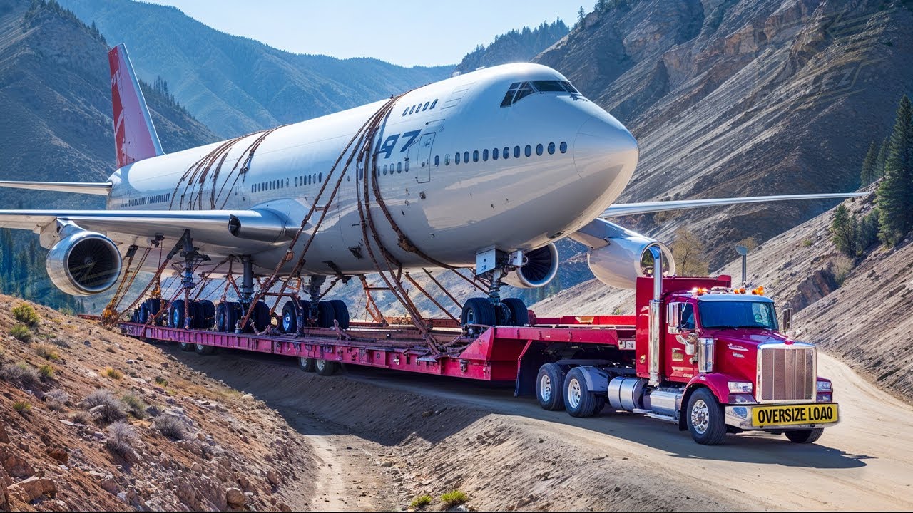 Extreme Dangerous Transport Skill Operations Oversize Truck | Biggest ...