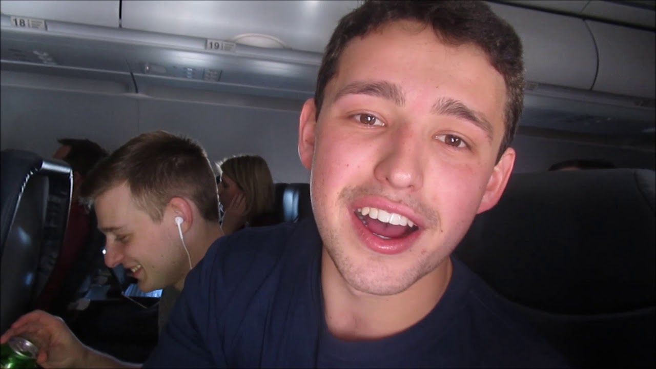 HOW TO GET DRUNK ON A PLANE - THEY GOT MAD AT US? - YouTube