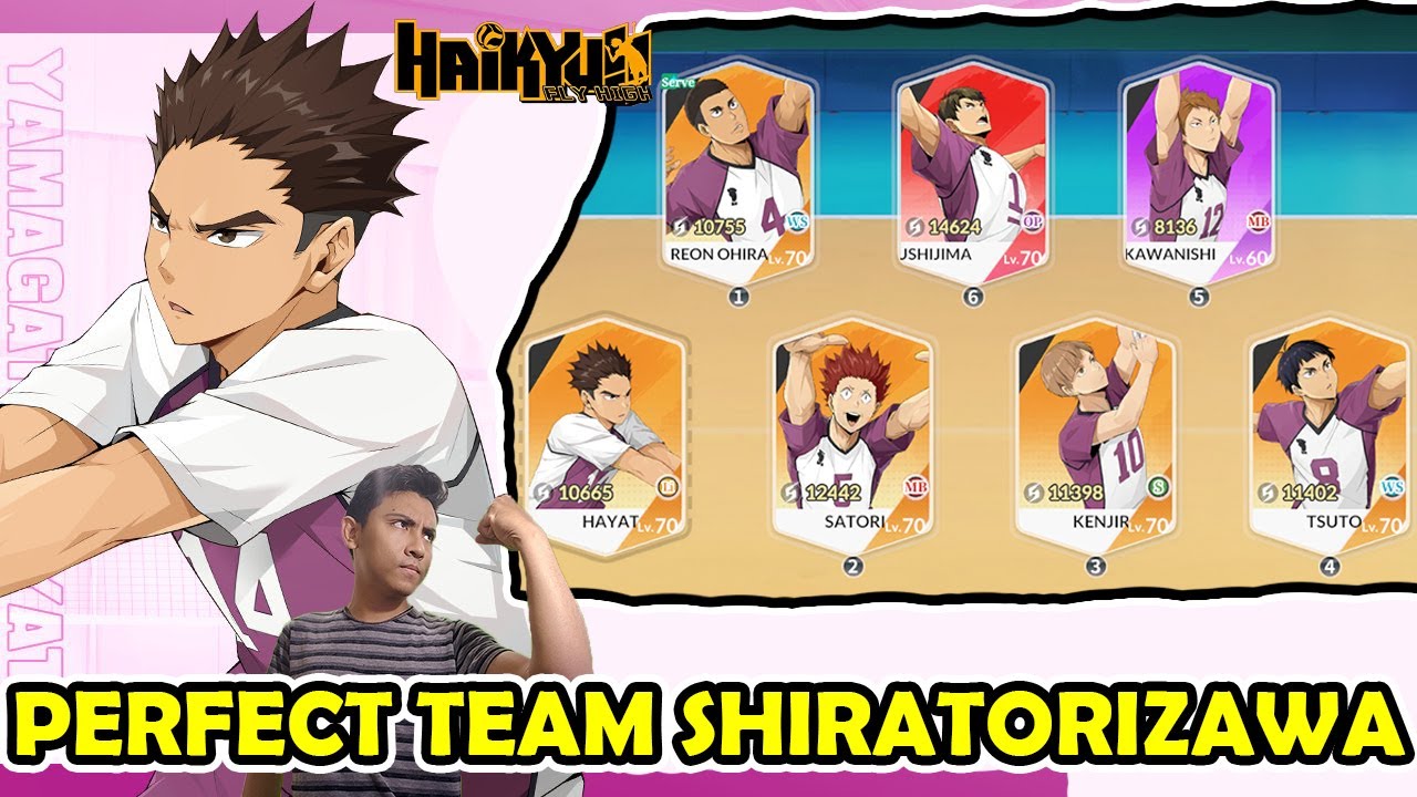 BEST TEAM FULL MEMBER SHIRATORIZAWA !! BERSAMA LIBERO HAYATO YAMAGATA ...