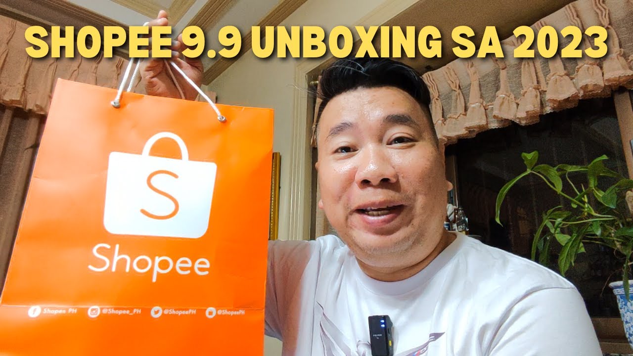 SHOPEE PH 9.9 EVENT SWAG UNBOXING SA 2023! - YouTube