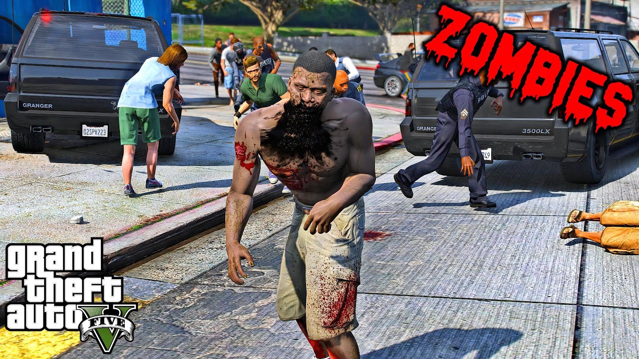 GTA 5 - FRANKLIN Becomes A ZOMBIE || Part 5 || GTA 5 MODS - YouTube