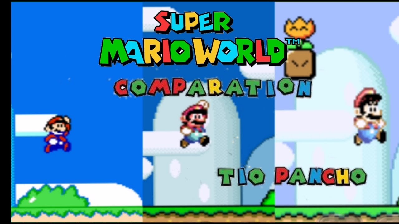 Super Mario World Comparations /Nes/snes/Game boy Advance - YouTube