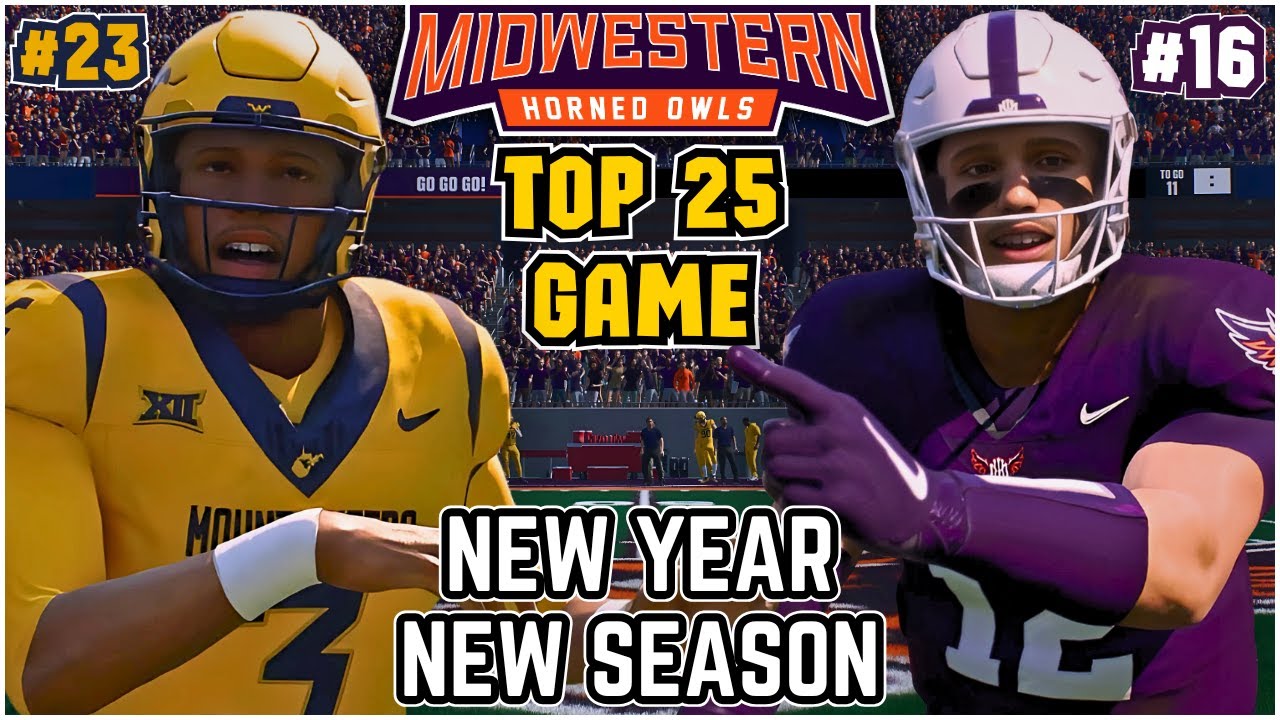 New Year New Season We Start With A Great Top 25 Game Midwestern ...
