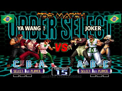 YA WANG ! vs JOKER Batallón ¡DUELO ÉPICO!  KOF 2002