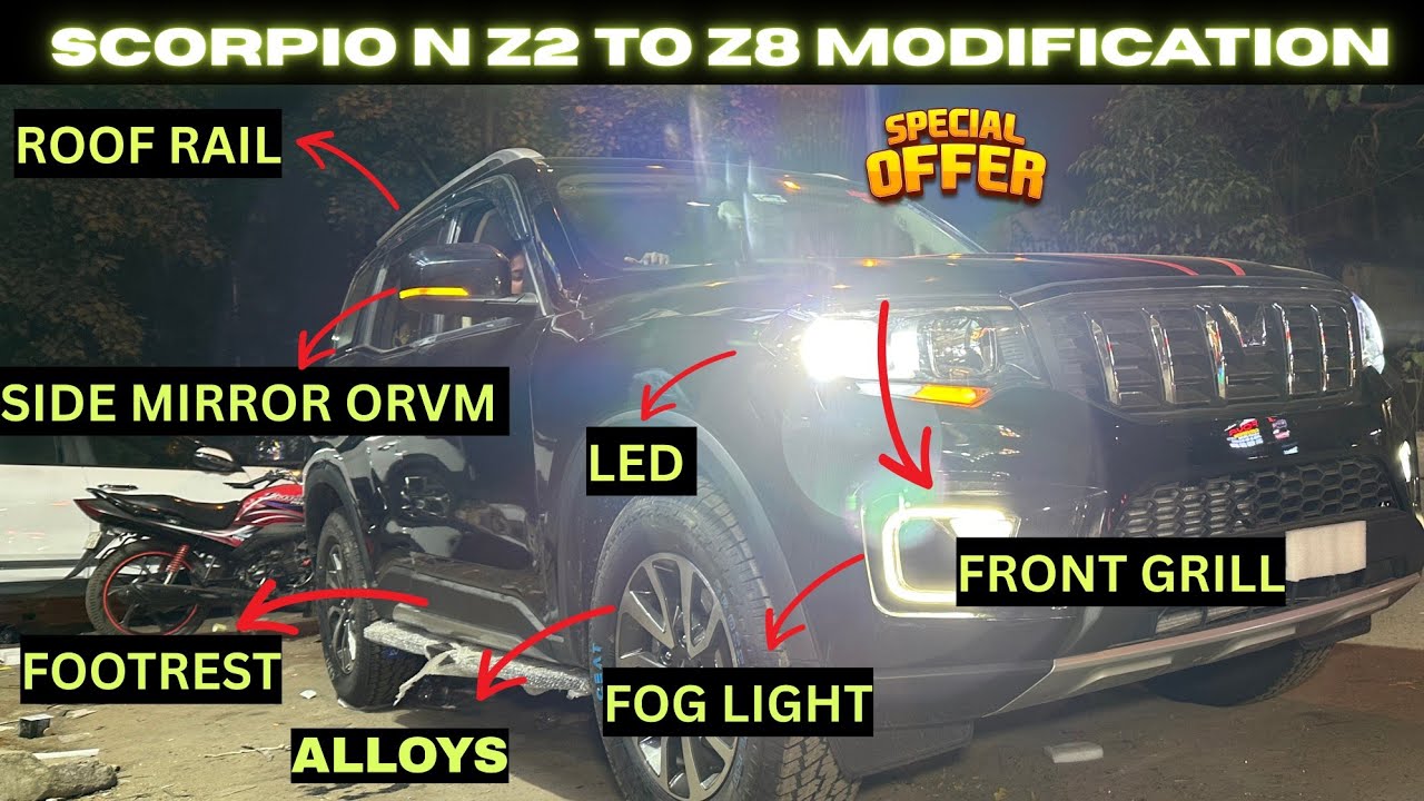 Scorpio N Base Model Scorpio N Modification Scorpio N Z2 Modified ...