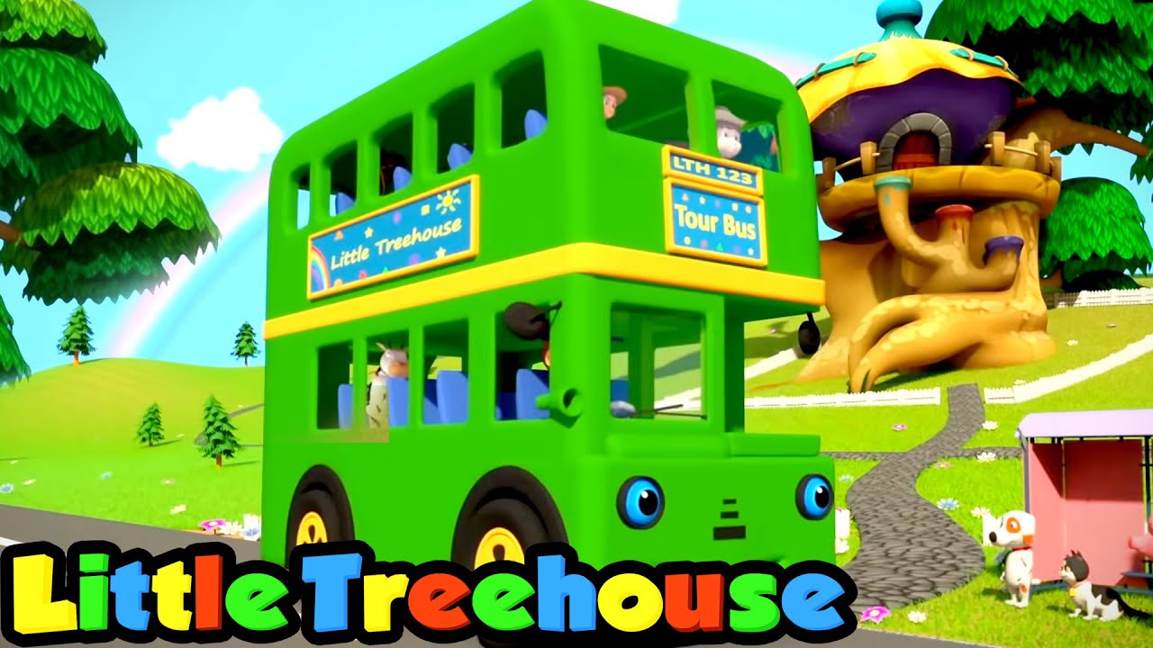 ล้อบนรถบัส | ก่อนวัยเรียน | Little Treehouse Thailand | วิดีโอเพื่อ ...