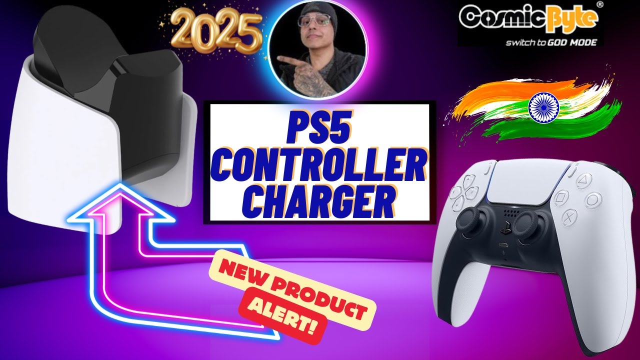 INR 569 ONLY | PS5 Controller Charging Dock by Cosmic Byte | Review HarryWT Plays - YouTube