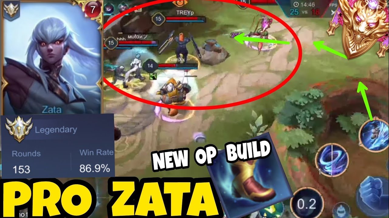 ZATA BEST TANKY Mage SECRET Item BUILD /ROV, LiênQuânMobile ,펜타스톰, AOV ...